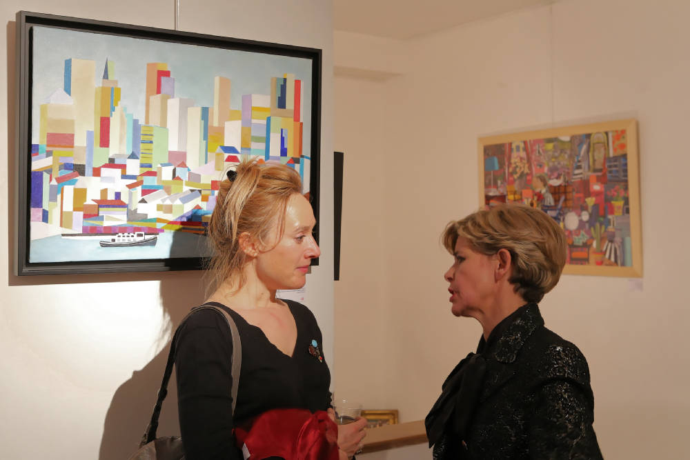 Reportage photo du vernissage Catherine Sénéchal – Photo Art Sculpture